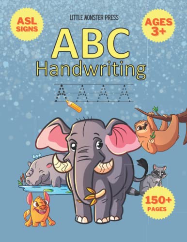 ABC Handwriting: Alphabet Activity Book For Preschoolers, Kindergartens ...
