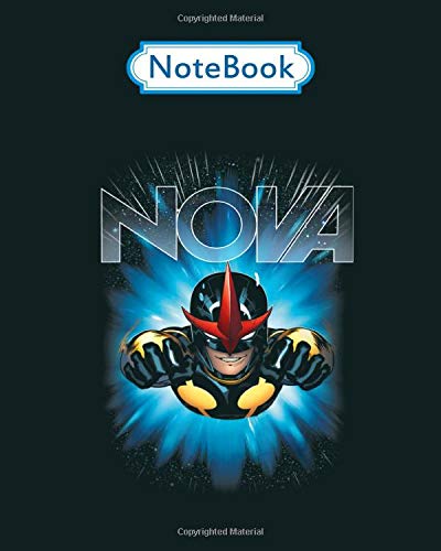 Notebook: marvel nova guardians of the galaxy hero graphic - for men ...