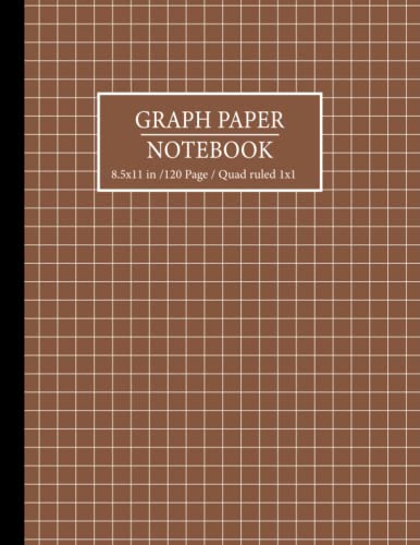 Graph Paper Notebook: Grid Paper Notebook, Grid Paper for Math and ...