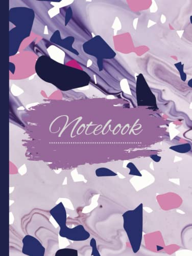 Purple Grid: A Stylish Hardcover Notebook/Composition notebook/160 ...