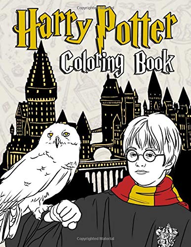 Harry Potter Coloring Book: Hogwarts Harry Potter Coloring Books for ...