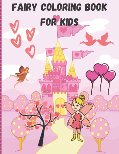 Fairy Coloring Book for kids: Cute Fairies Coloring Book for Super Fun ...