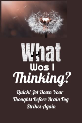 What Was I Thinking?: Quick! Jot Down Your Thoughts Before Brain Fog ...