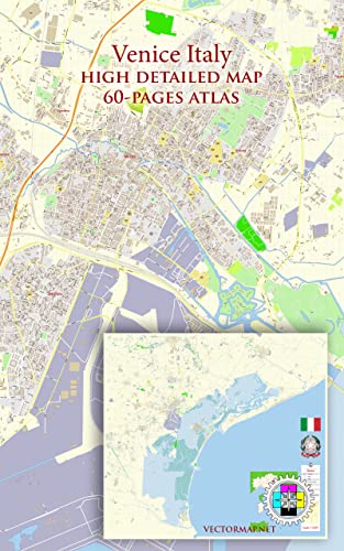 Venice Italy Travel Map: Venice Italy Street Map, exact High Detailed ...