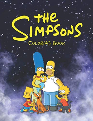 The Simpsons Coloring Book: 100+coloring pictures for kids and adults ...
