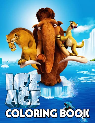 Ice Age Coloring Book: Perfect Coloring Book For Adults and Kids With ...