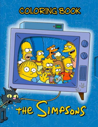 The Sịmpsons Coloring Book: The Sịmpsons Coloring Pages To Relax And ...