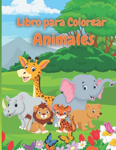 Libro para Colorear Animales: Libro para Colorear para Niños | Tema de ...