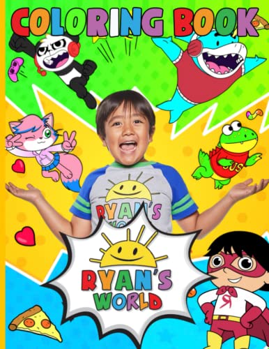 Ryans Coloring Book: Excellent Wonderful World Original Books For ...