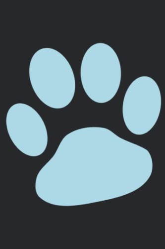 Baby Blue Paw Print Saying: Daily Planner Notepad To Do Schedule ...