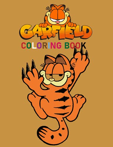 Garfield Coloring Book: Coloring Book for Kids and Adults Many ...
