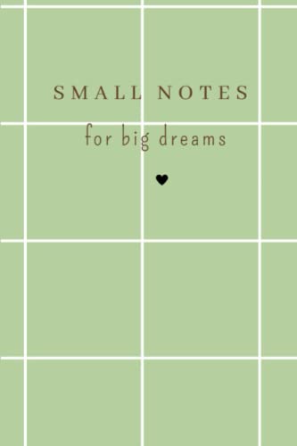 Small notes for big dreams: Simple, pretty and effective notebook by ...