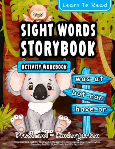 Learn to Read Sight Words Storybook Preschool - Kindergarten ...