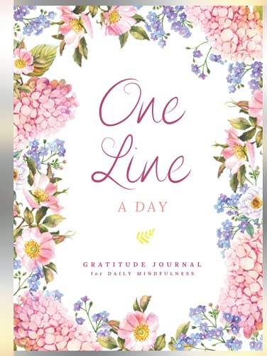 One Line A Day Gratitude Journal: Hardcover 3-Year Memory Book for ...