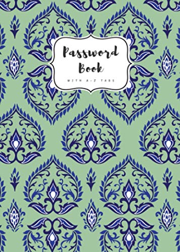 Password Book with A-Z Tabs: 5x7 Internet Password Logbook with ...