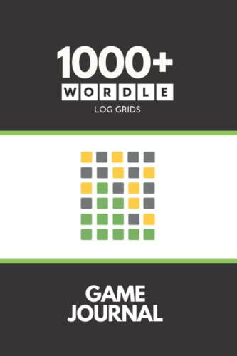 1000+ Wordle Log Grids Game Journal: Track your Daily Wordle Games with ...