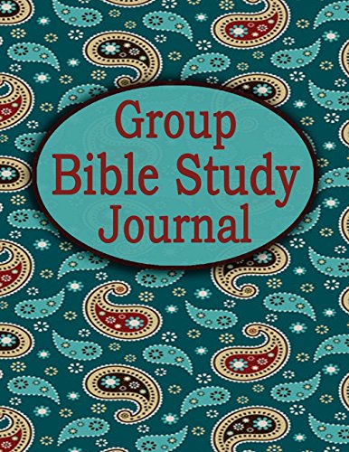 Group Bible Study Journal - Basic version: Teal Paisley | 8.5x11 inch ...