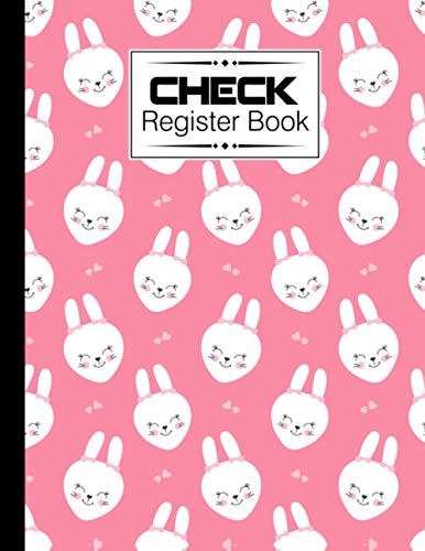 Check Register Book: Check Register Book Cute Bunny Cover, Check and ...