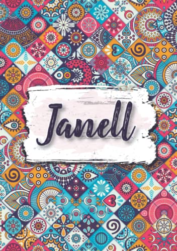 Janell: Notebook A5 | Personalized name Janell | Birthday gift for ...