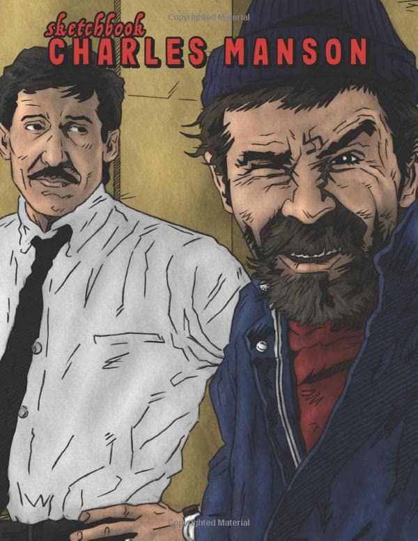 Sketchbook Charles Manson: Comic Book Style Sketchbook - Winking ...