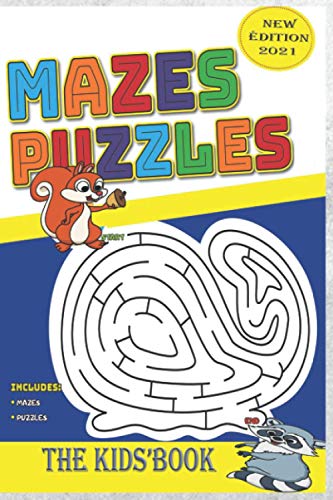 Mazes Puzzles The Kid’s Book: 70 Mazes Workbook, Preschool ...
