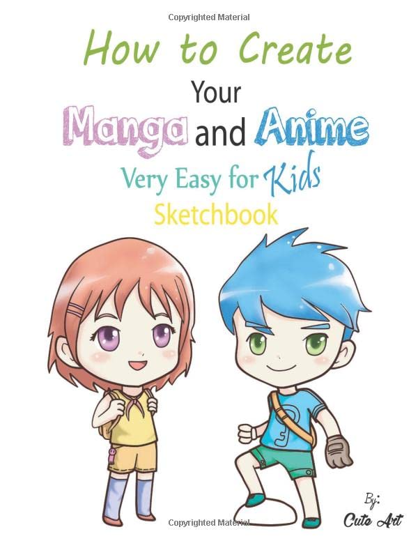 How To Create Your Manga and Anime Very Easy fo Kids SketchBook ...