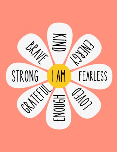 Self care Planner: I am affirmations within Daisy flower by Abigail ...