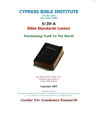 Bible Standards Lesson by Ph.D. Vestal | Goodreads