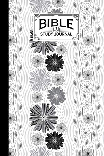 Bible Study Journal: Premium Flowers Cover Bible Study Journal, A ...
