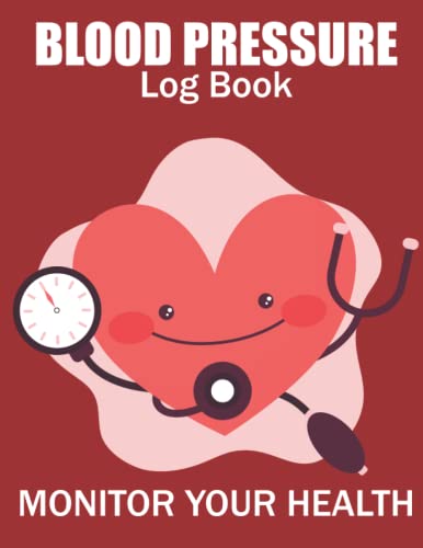 Blood Pressure Log Book Uk: Customied Daily Blood Pressure Log for ...