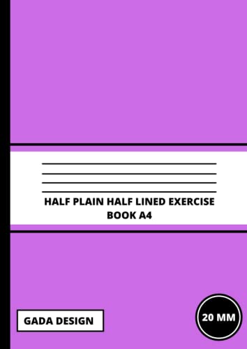 half plain half lined exercise book a4 by Gada | Goodreads