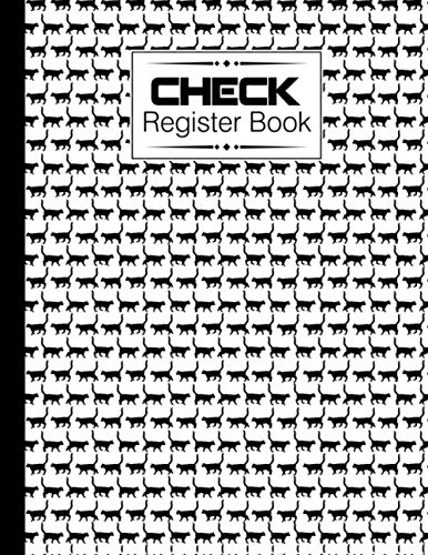 Check Register Book: Check Register Book Cats Cover 120 Pages, Size 8.5 ...