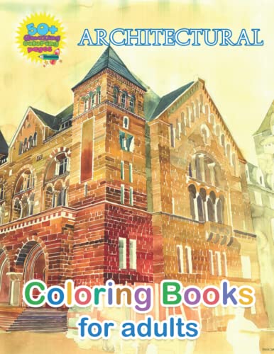 Architectural Coloring Books For Adults: Adult Coloring Book ...