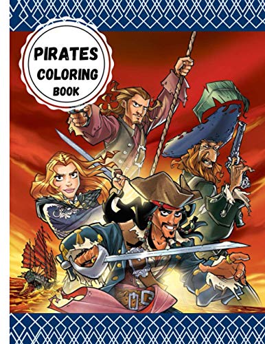Pirates coloring book: for kids ages 4-8 - Coloring Activity Book for ...