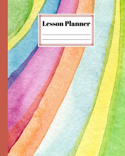 Lesson Planner: 121 Pages, Size 8" x 10" | A Well Planned Year for Your ...
