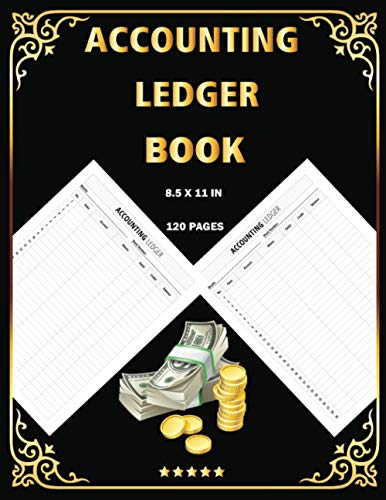 Accounting Ledger Book: Simple Accounting Ledger for Bookkeeping,Large ...