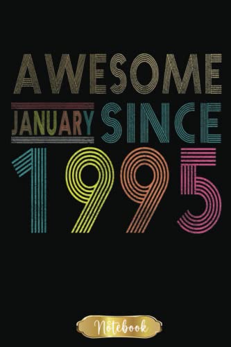 Awesome Since January Born In 1995 Vintage 27th Birthday .pdf: College ...