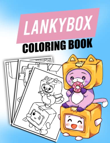 LankỵBox Coloring Book: Encourage Creativity with One Sided Coloring ...