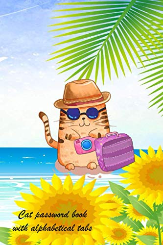 Cat password book with alphabetical tabs: Cat password book with ...