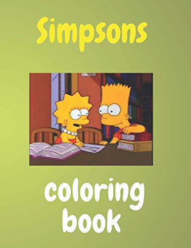 Simpson coloring: The Simpsons Coloring Book For Adult Stress Relieving ...