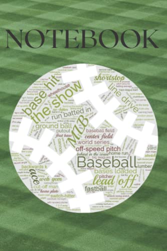 Notebook: Baseball Notebook with 120 Lined Pages by BRADLEY DOUGLAS ...