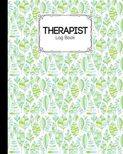 Therapist Log Book: Notetaking Planner Notebook, Record Clients ...