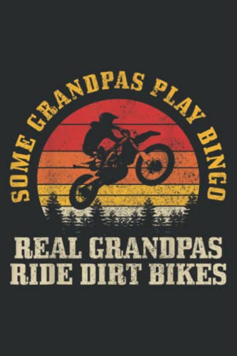 Dirt Bike Grandpa Vintage Motocross Mx Motorcycle Biker Gift: Notebook ...