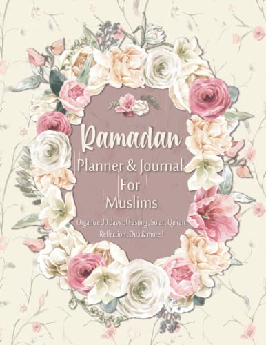 Ramadan Planner & Journal: Ramadan Organizer for muslimsl , plan 30 ...