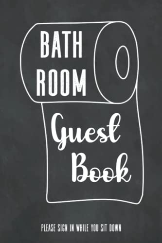 Bathroom Guest Book: Funny gift for every Housewarming Bathroom ...
