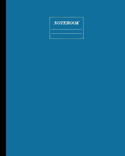 Notebook: Lined paper Notebook 8 x 10 inches - 8 mm spacing - bleed ...