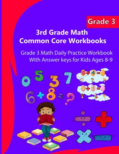 3rd Grade Math Common Core Workbooks: Math and Reading Made Easy ...