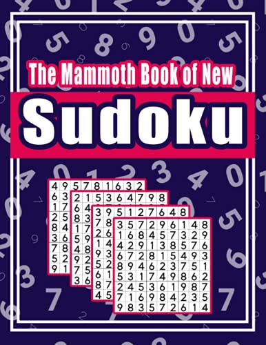 The Mammoth Book of New Sudoku: easy sudoku book for adults gift for ...