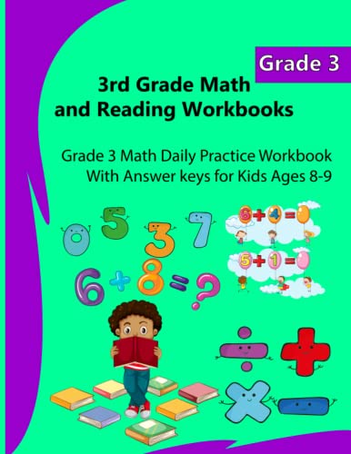 3rd Grade Math and Reading Workbooks: Word Problems Workbook for 3rd ...