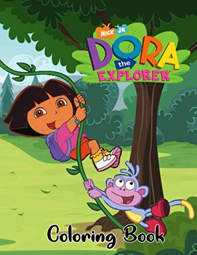 Dora the Explorer Coloring Book: Over 50 Illustrations Drawing Art 8.5 ...